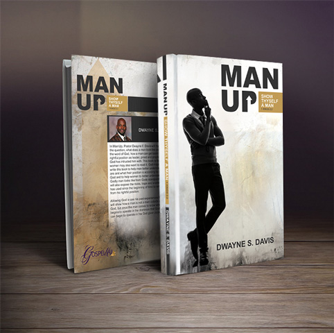 Man Up – Book Cover Design – CTS Graphic Designs